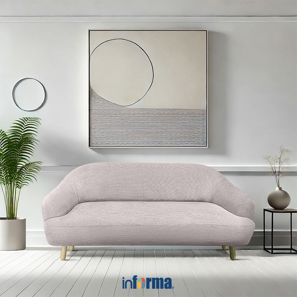 Jual Informa Nordia Sandersville Sofa Fabric 2.5 Seater Caso Shitake ...