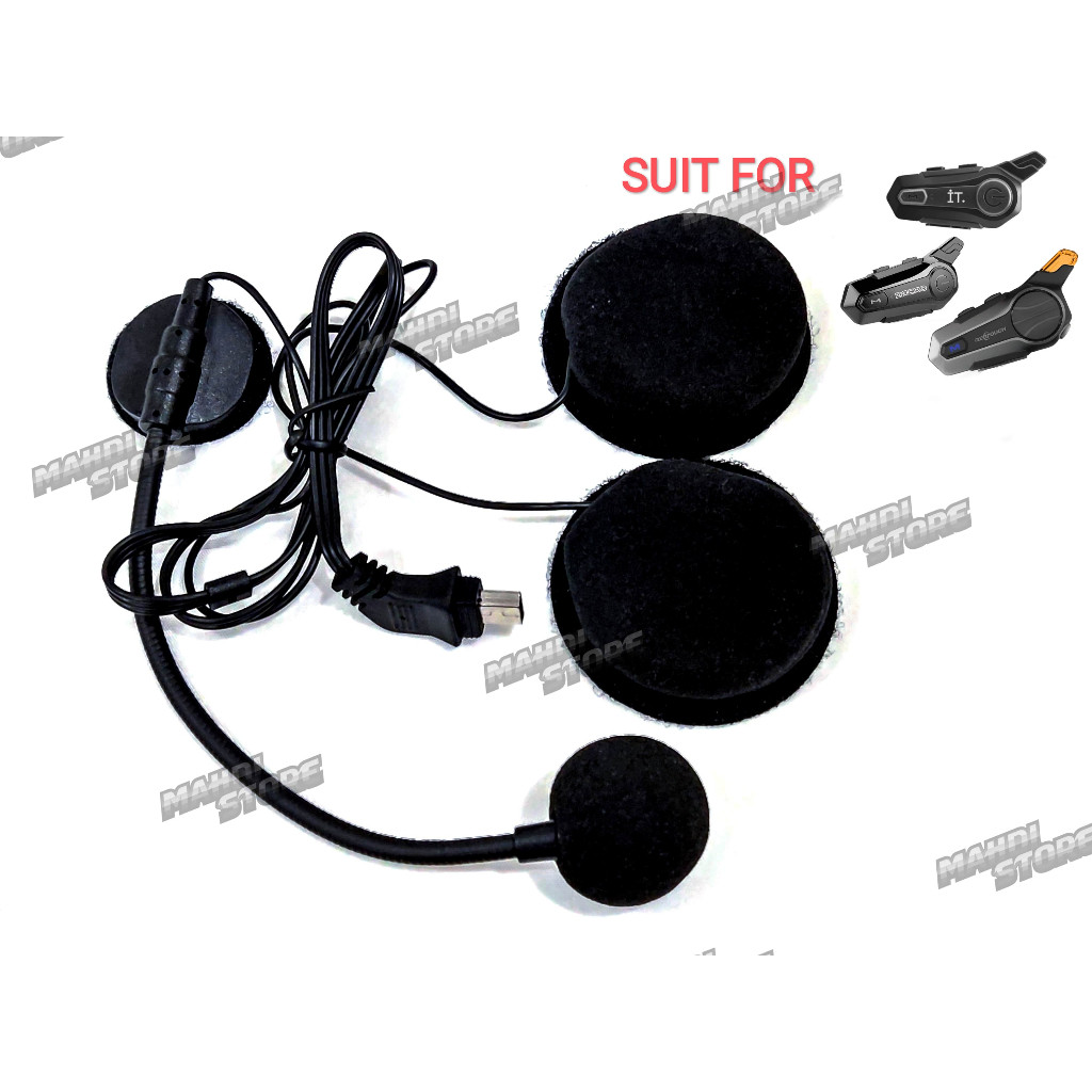 Jual Speaker Mic Hard Mic Fullface Halfface Service Kit Bluetooth ...