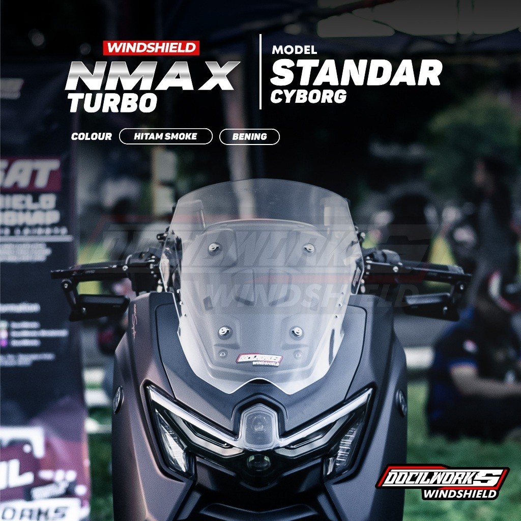 Jual Docilworks - Visor Windshield Standar Nmax TURBO CYBORG NEO NEO S ...