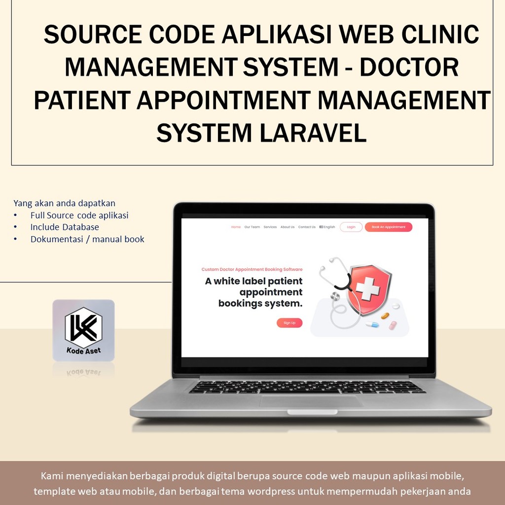 Jual SOURCE CODE APLIKASI WEB CLINIC MANAGEMENT SYSTEM - DOCTOR PATIENT APPOINTMENT MANAGEMENT ...