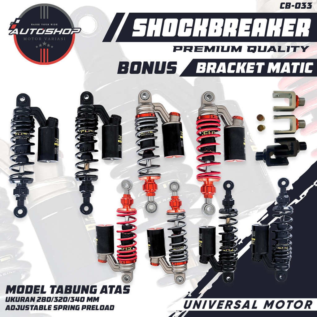 Jual Shockbreaker 280MM TABUNG ATAS MODEL KTC EXTREAME Skok Belakang ...