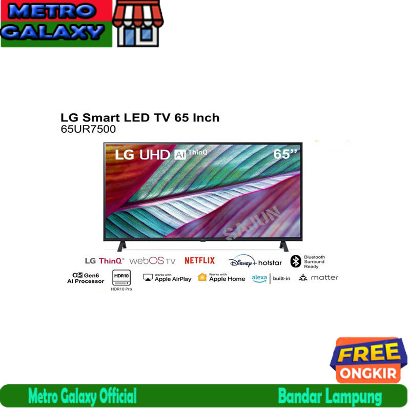 Jual LG 65UR7500PSC Smart 4K LG UHD UR7500PSC 65 inci Free ongkir ...