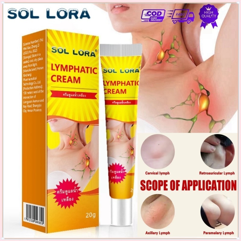 Jual [100% Asli] SOL LORA Lymphatic ointment cream Obat Benjolan Lipoma Salep Lipoma Cream ...