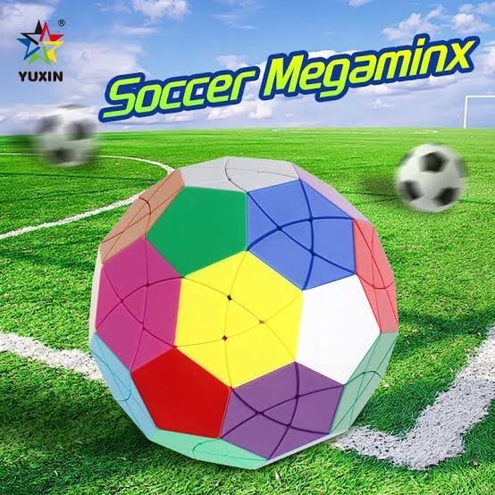 Jual Cube Megaminx Yuxin 12 Axis Soccer Megaminx Stickerless Original ...
