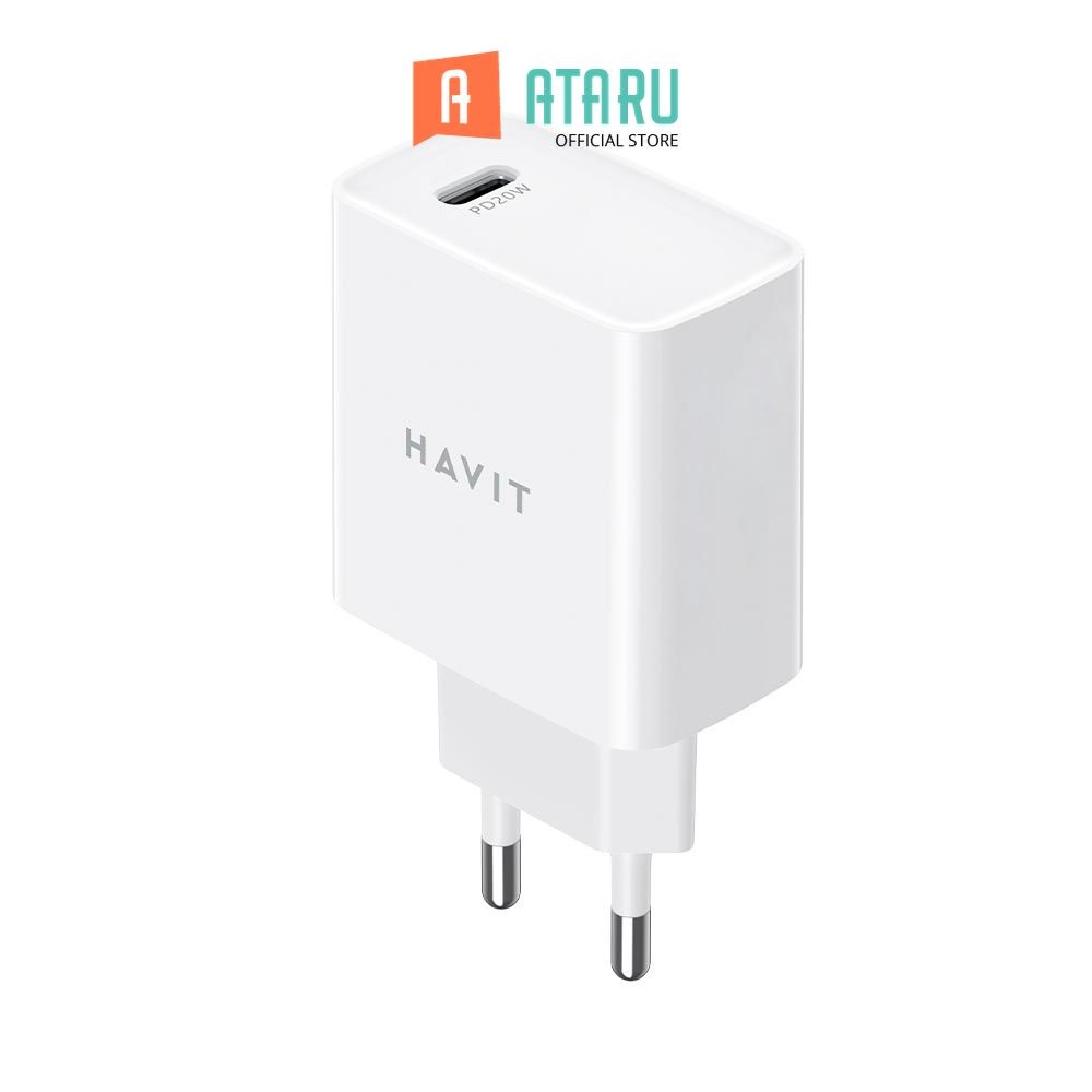 Jual Ataru Havit Kepala Charger Type C 20 Watt Hv-Uc110 - Putih Head Charger Kepala Casan ...
