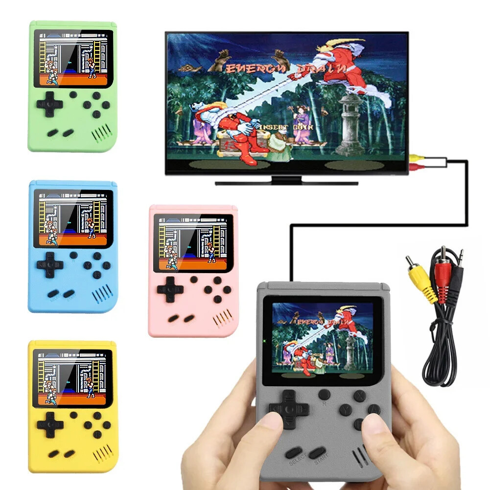 Jual Portable Pocket Built 500 Game Retro Handheld 3 Inch LCD Two ...