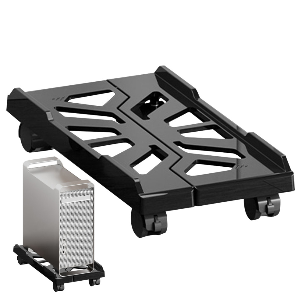 Jual Adjustable Mobile CPU Stand Heavy-Duty PC Tower Stand With 4 ...