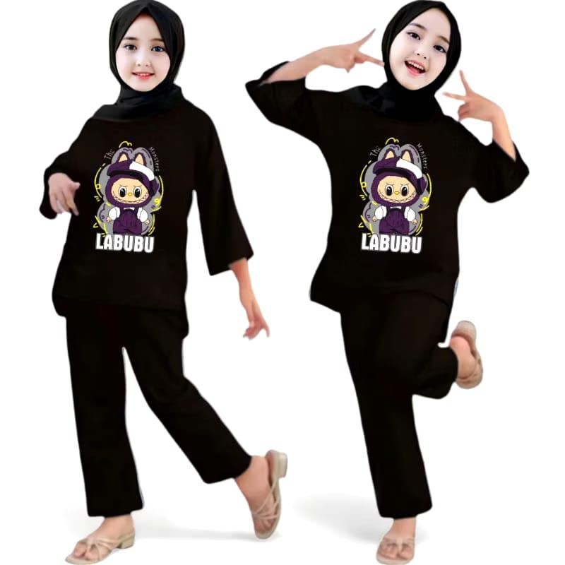 Jual VG46RR ONE SET BAJU DAN CELANA ANAK LABU LABU MODEL KEKINIAN KAIN ...