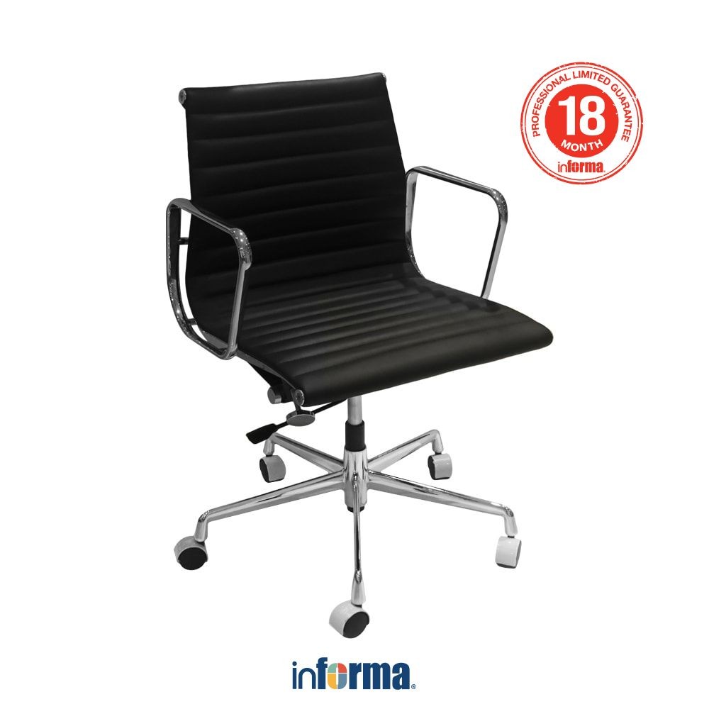 Jual Informa Executive Slim Kursi Kantor Sandaran Rendah - Hitam Tempat ...