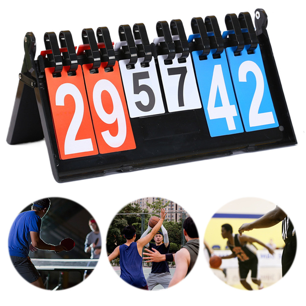 Jual Sports Scoreboard Score Keeper Portable Notch Counting Board ...