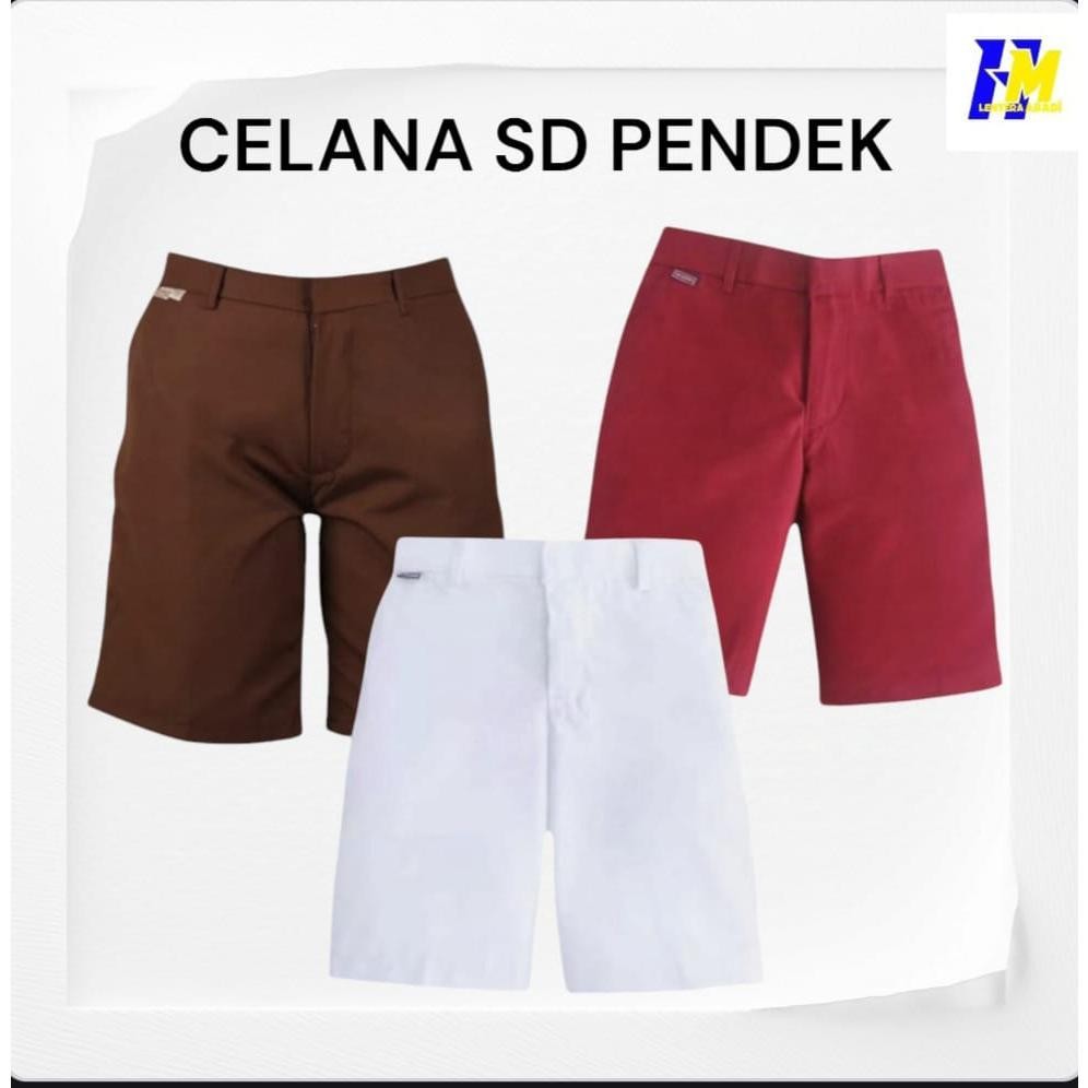 Jual Celana SD Pendek Anak Laki-laki Seragam Sekolah Bahan Optima ...