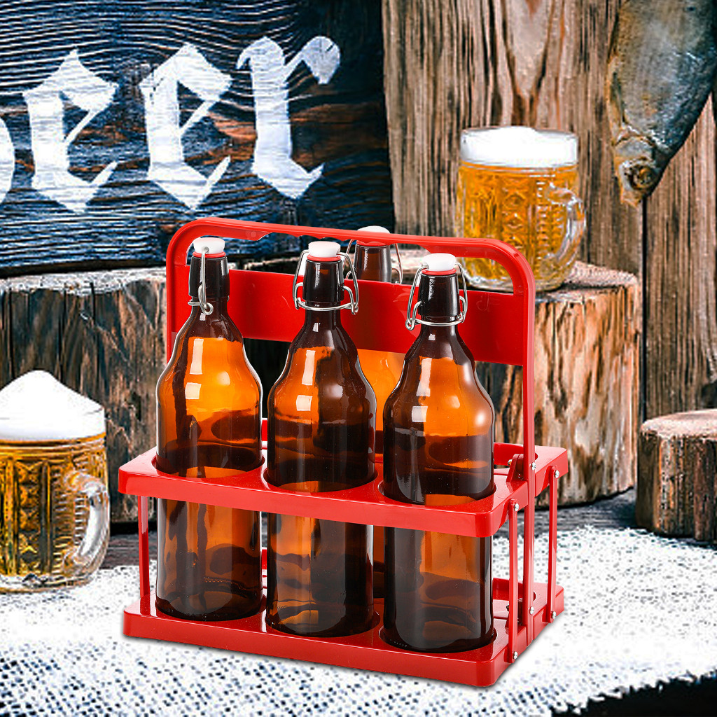 Jual Rak Holder Minuman/Handheld Beer Rack/Penyimpanan botol Model 6 ...