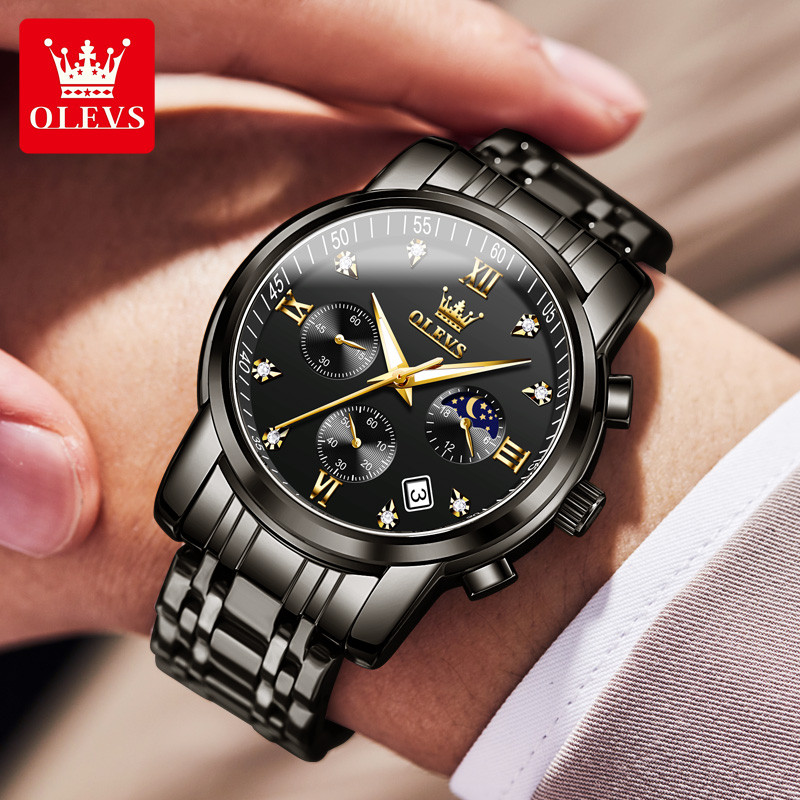 Jual Jam Tangan Pria OLEVS 2858 Original Anti Air Tahan Luminous ...