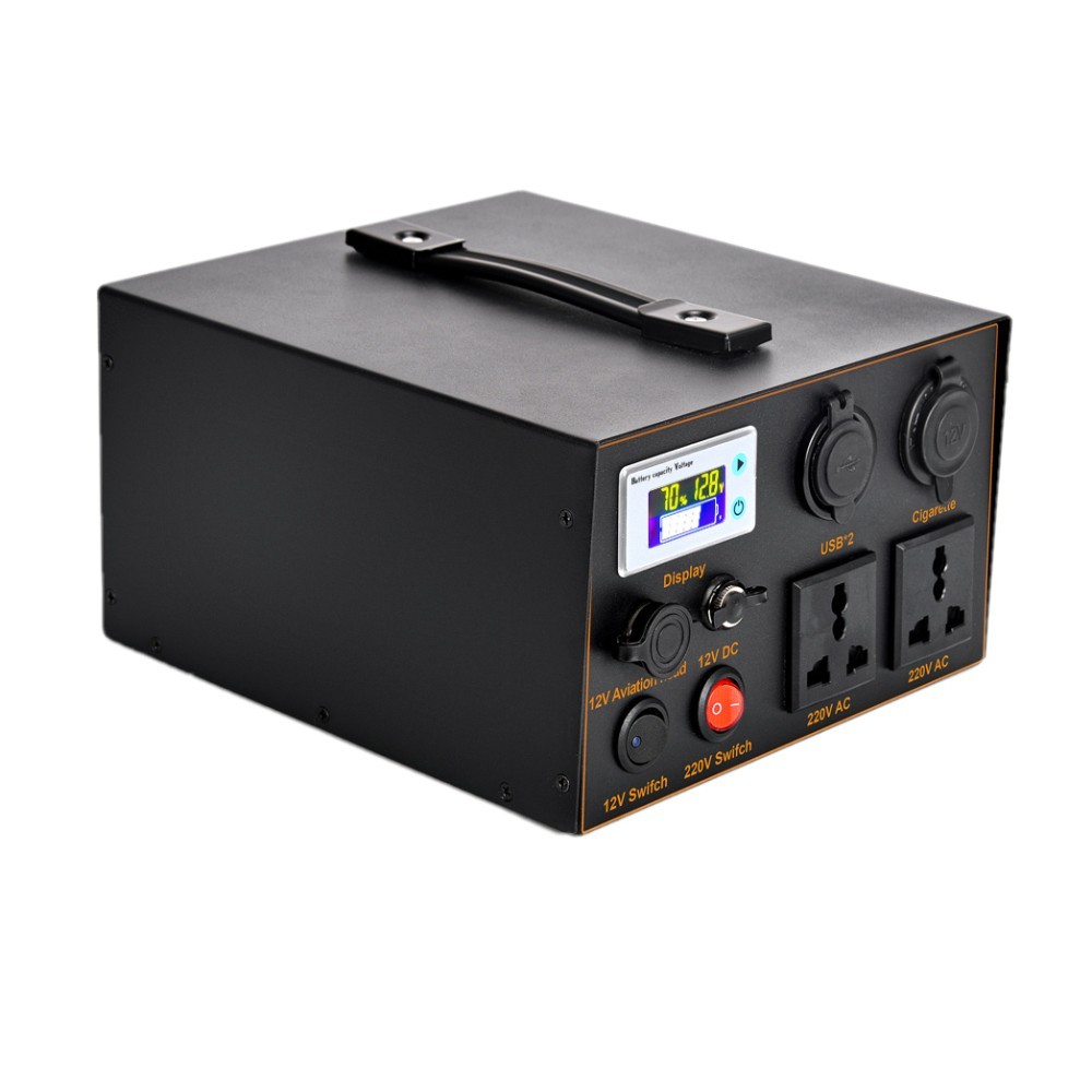 Jual 60AH 220V 500W Portable Power Station Pure Sine Wave Socket ...