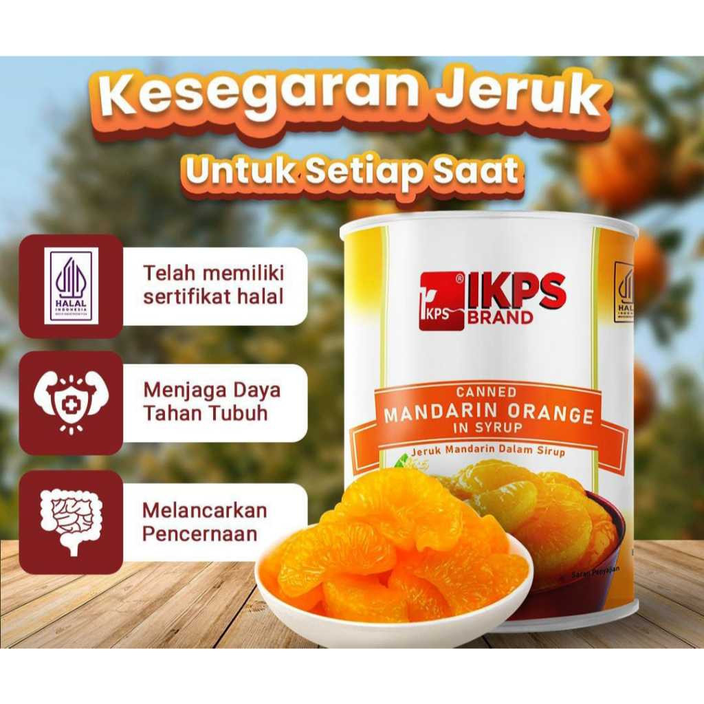 Jual Mandarin Orange In Syrup IKPS 425g | Shopee Indonesia