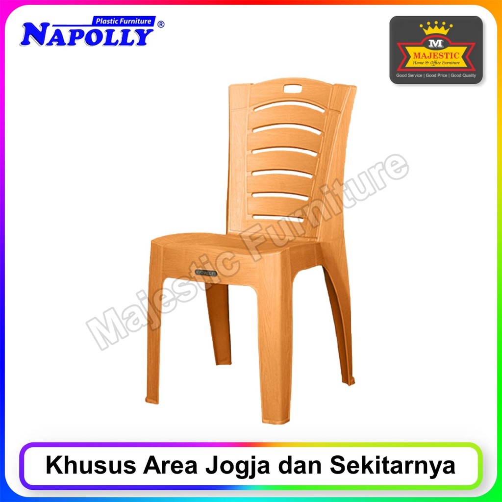 Jual Kursi Plastik Napolly KS 730 W (Jogja) | Shopee Indonesia