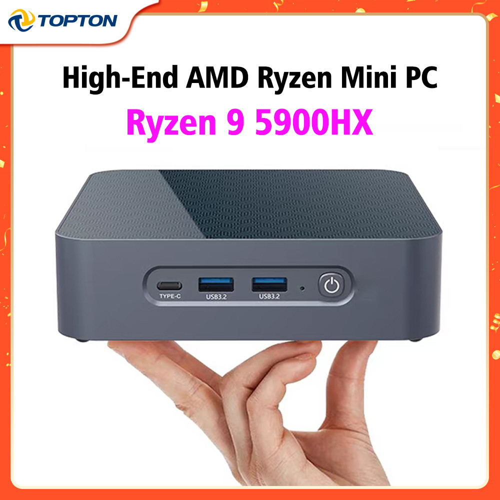 Jual Topton AMD Mini PC Ryzen 7 5800H Ryzen 5 5600H Windows 11 Desktop Gamer DDR4 NVME Barebone ...