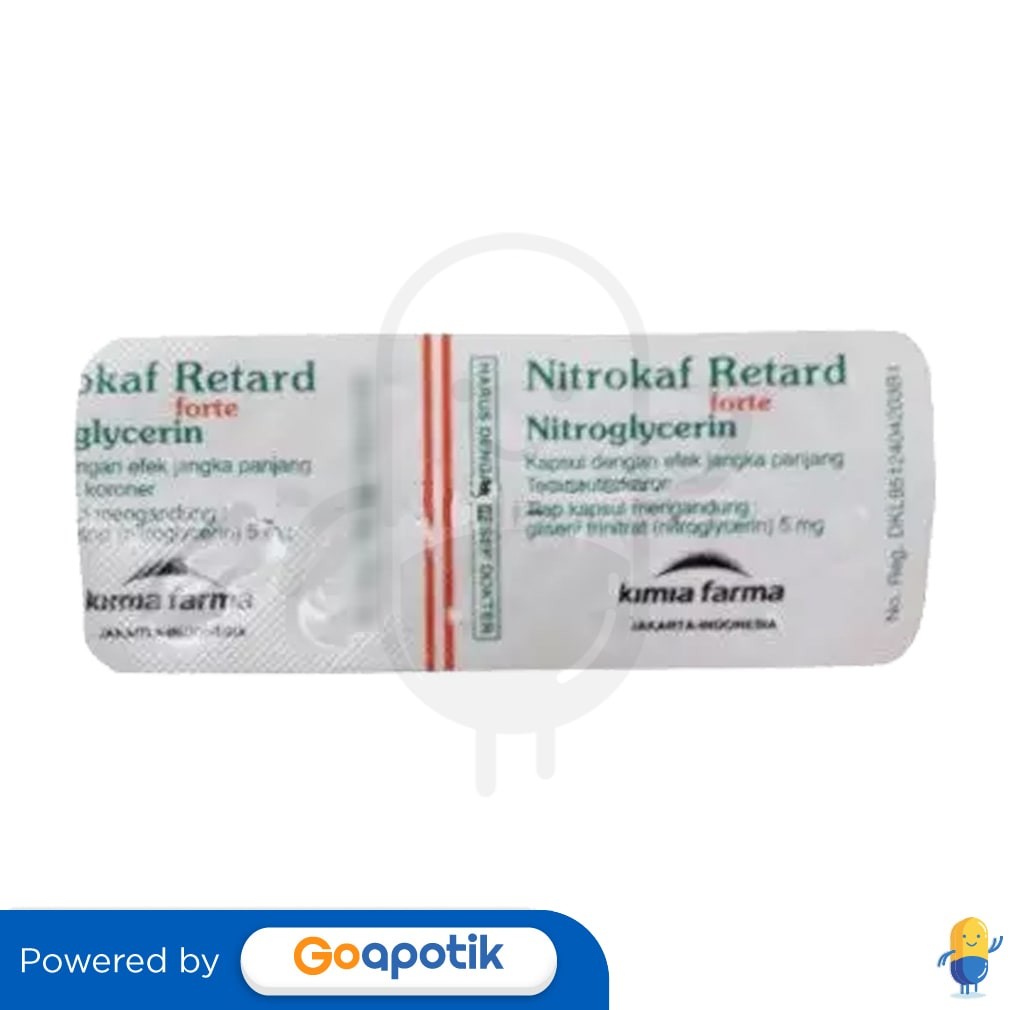 Jual Nitrokaf Retard Forte Strip 10 Kapsul | Shopee Indonesia