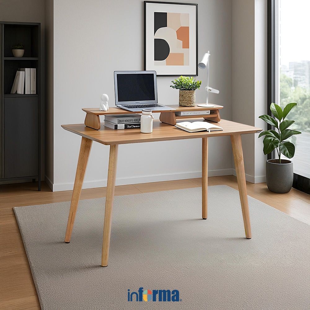 Jual Informa Jazz Meja Kantor - Cokelat Oak Office Table Furnitur ...