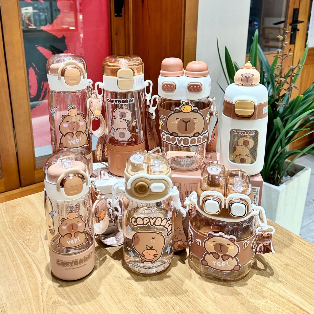 Jual Botol Minum Tritan Anak Khusus Motif Capybara Capibara | Shopee ...
