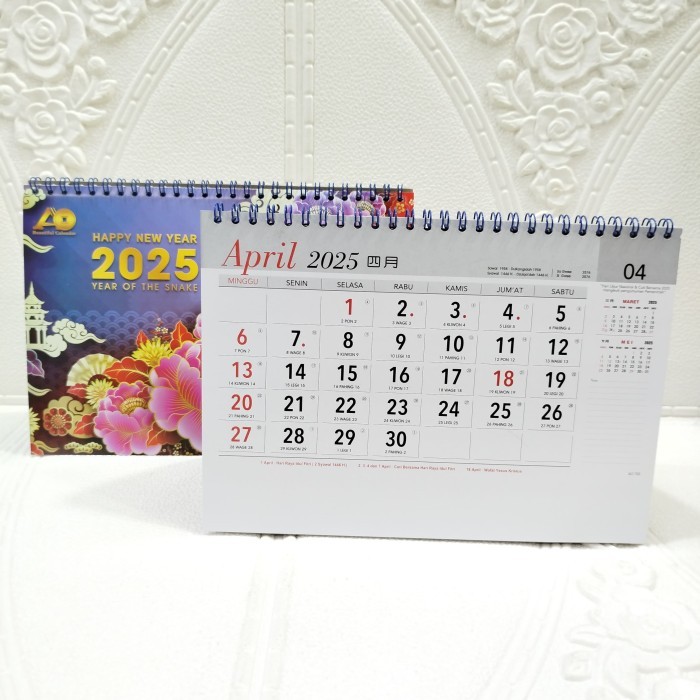 Jual Kalender Meja KERJA Khusus Penanggalan (tanpa gambar) model ...