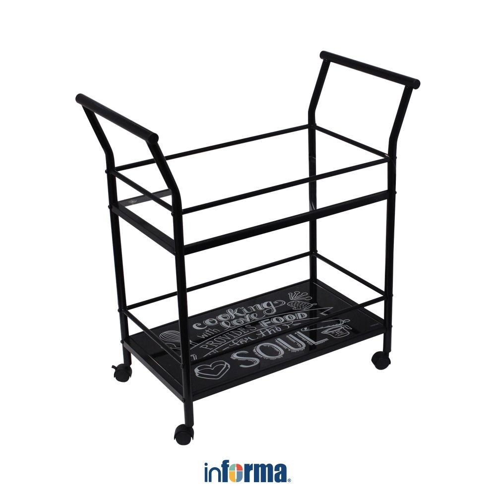 Jual Informa Luna Rak Troli Dapur - Hitam Tempat Penyimpanan ...