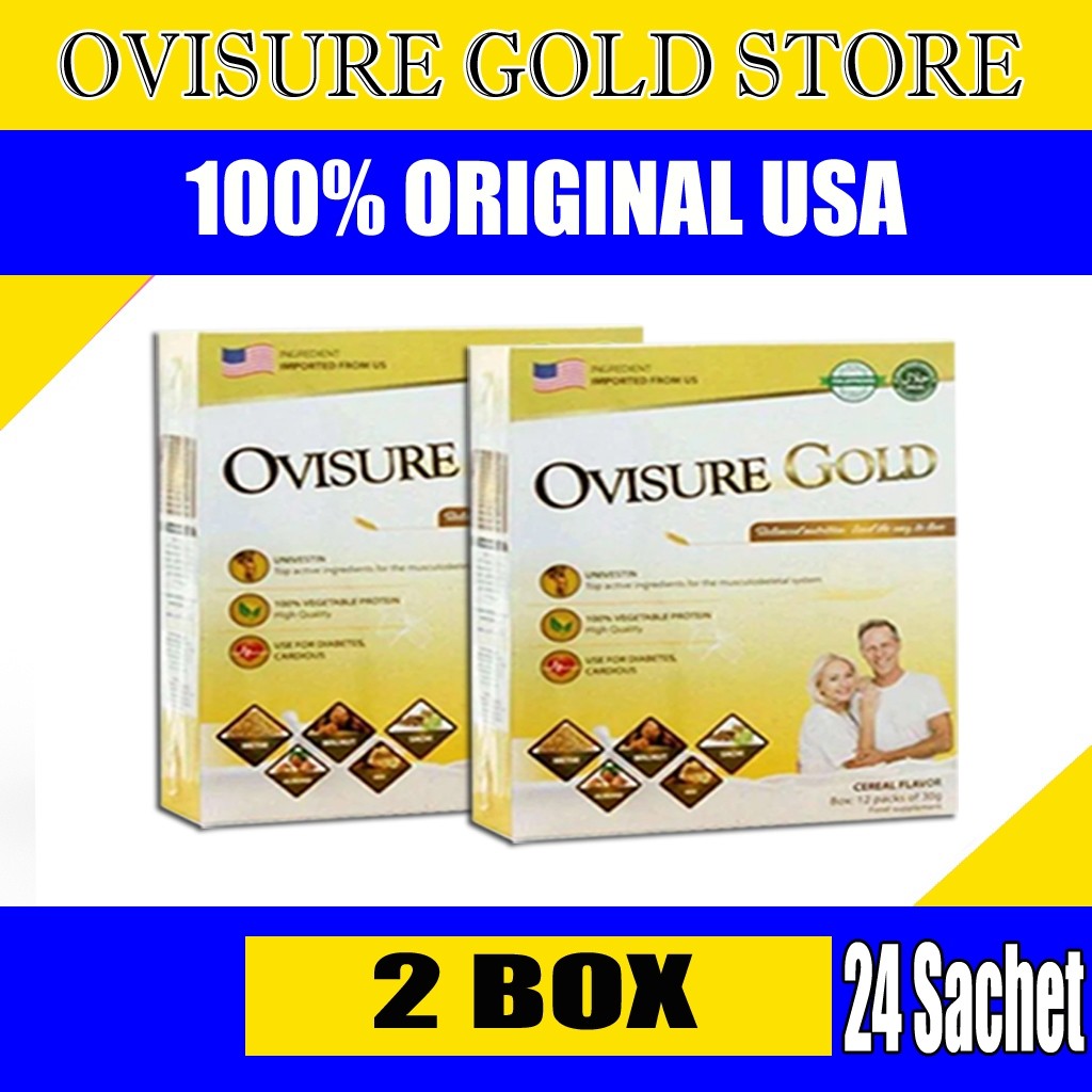 Jual PAKET 2 BOX OVISURE GOLD MILK SUSU KESEHATAN TULANG DAN SENDI ...