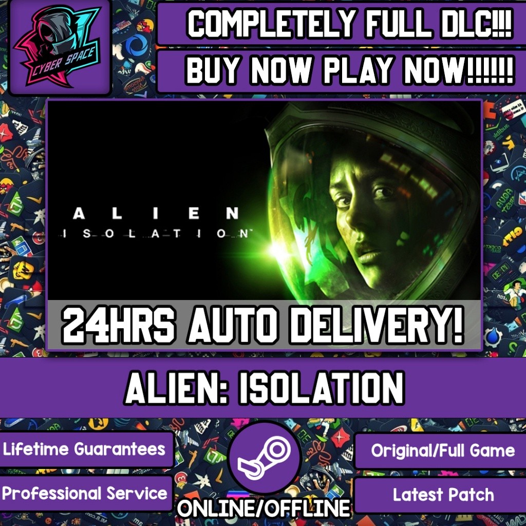 Jual Alien: Isolation [Auto Delivery] [Steam Online & Offline] [Full DLC] Cyber Space PC Game ...