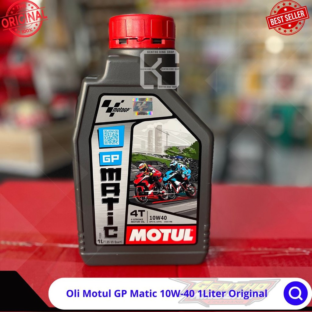 Jual Oli Motul GP Matic 10W-40 1Liter Original | Shopee Indonesia