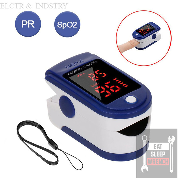 Jual Fingertrip Pulse Oximeter Ukur Saturasi SpO2 Pengukur Detak ...