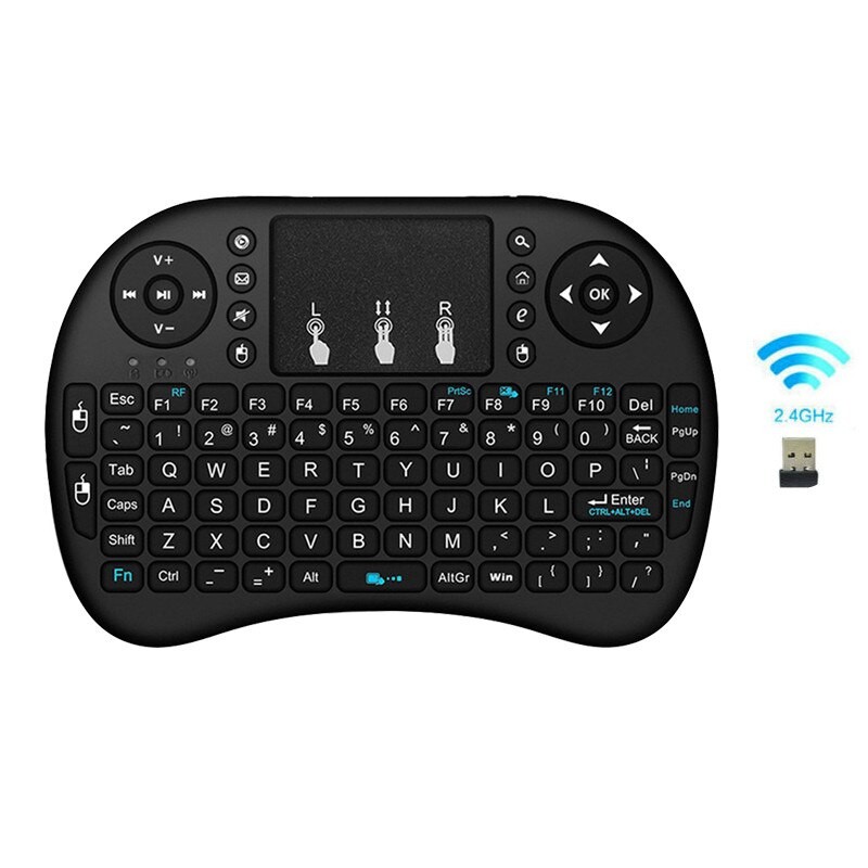 Jual I8 Mini Wireless Keyboard 2.4G Air Mouse Remote Touchpad For ...