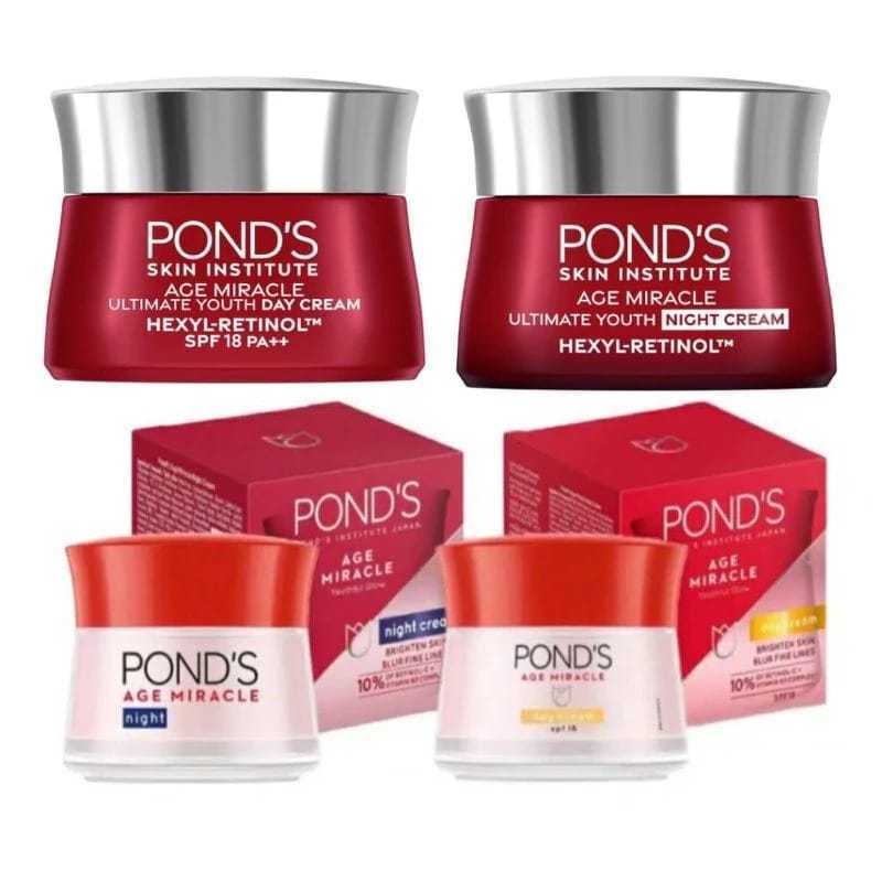 Jual Pond's Ponds Age Miracle Hexyl Retinol Niacinamide Day / Night ...