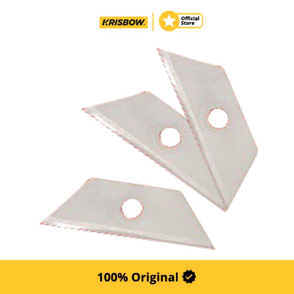 Jual Krisbow Set Knife Blades Refill Pisau Cutter Keramik 3 Pcs ...