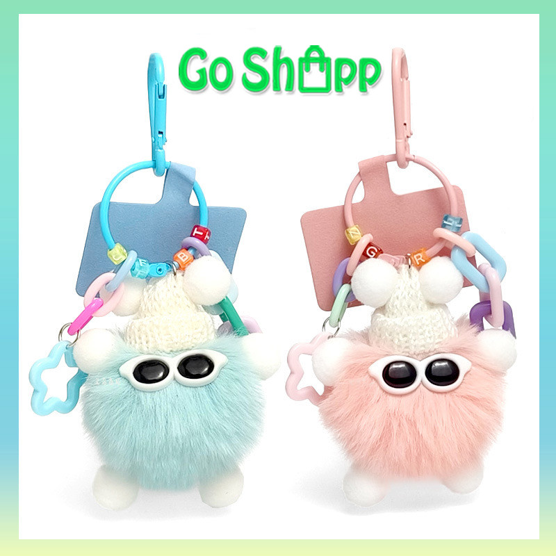 Jual Gantungan Tas Keychain Pompom Fluffy Lucu Viral Import Aesthetic ...