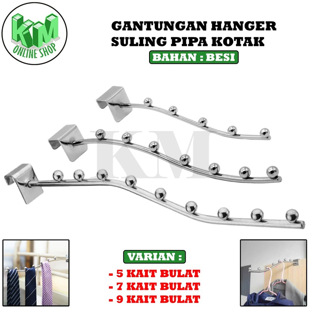 Jual Hanger Suling Belalai Tembok 5 7 9 Kait Suling Belalai Hanger ...
