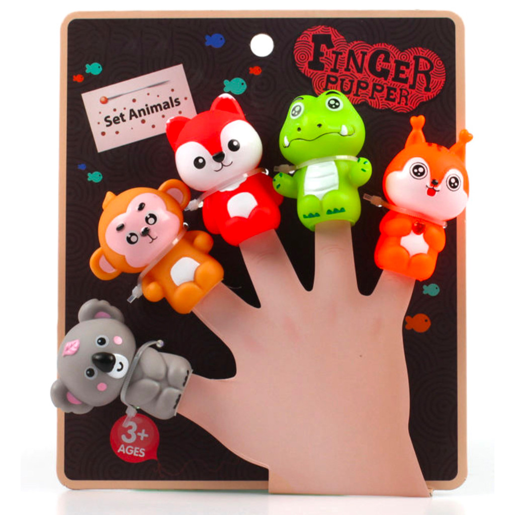 Jual Mainan Finger Family Finger Puppet Jari Tangan Boneka 5 PCS Bahan ...