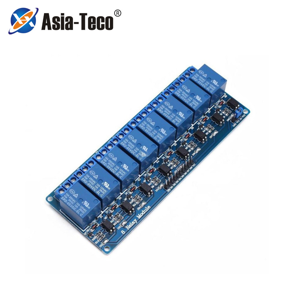 Jual 5v 12v 24V 8 channel relay module with optocoupler Relay Output 8 way relay module for ...