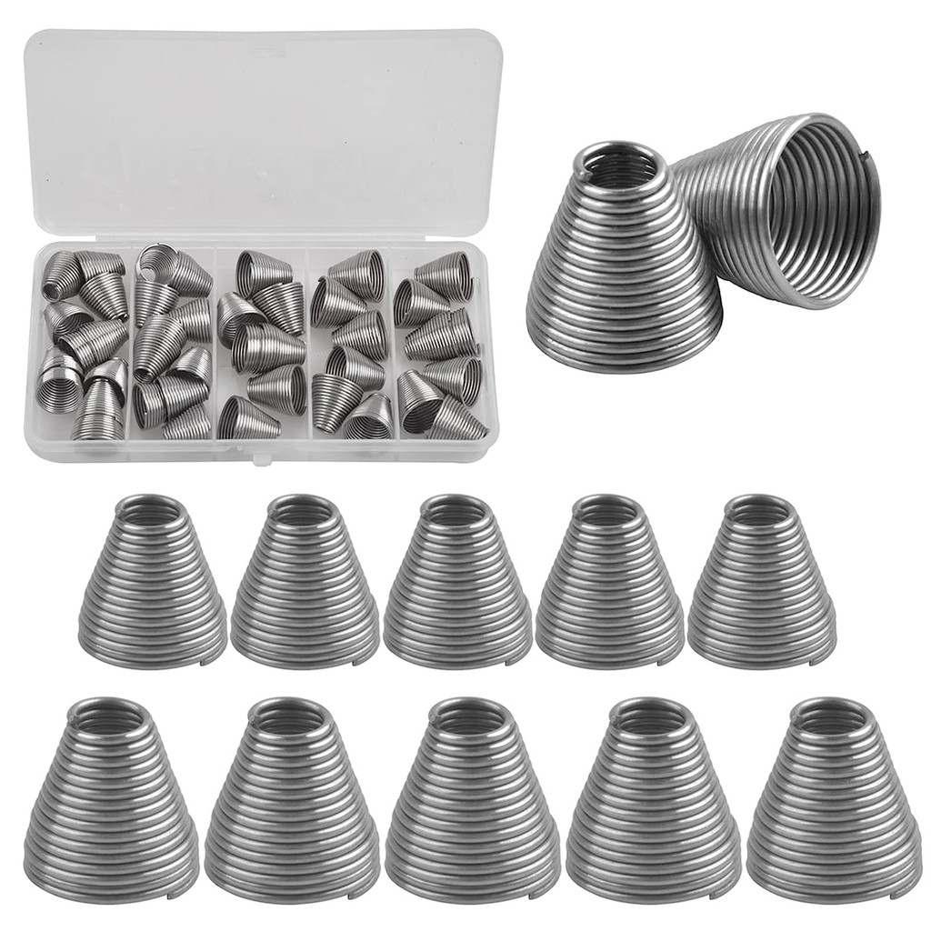 Jual 40PCS Fishing Bait Rigging Springs Stainless Steel Ballyhoo rig ...