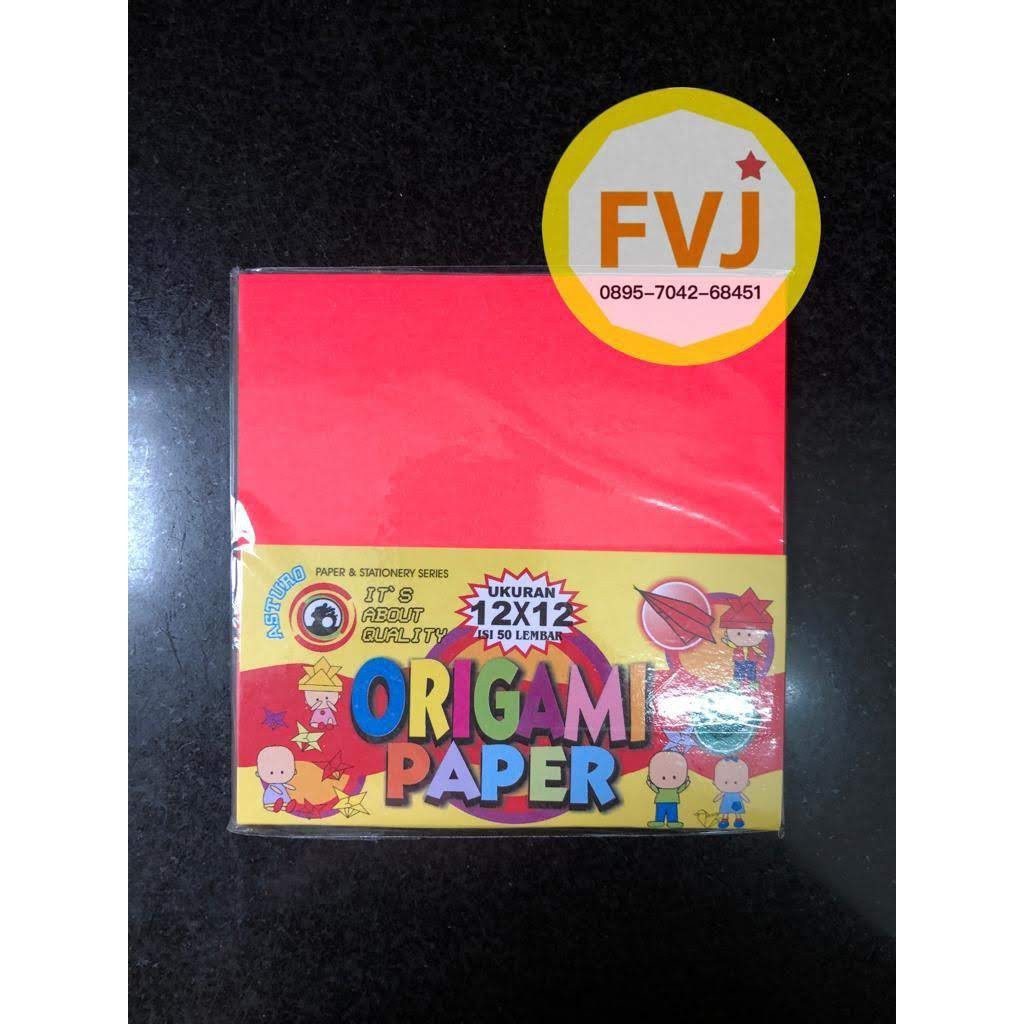 Jual 10 pak Origami Paper / Kertas Lipat Warna Terang / Spotlight kecil ...