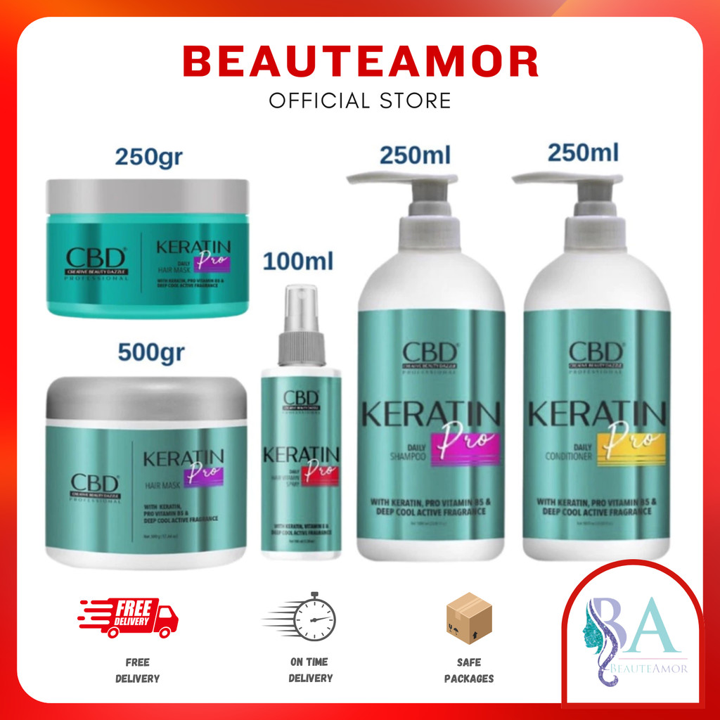Jual CBD Profesional Keratin Pro Daily Hair - Mask | Shampoo ...