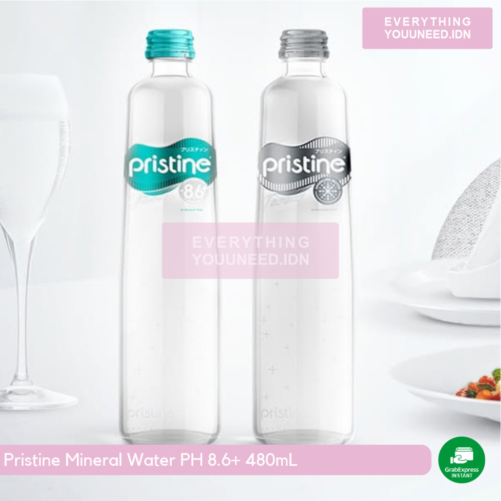 Jual Air Mineral & Sparkling Water Pristine Botol Kaca 480mL | Shopee ...