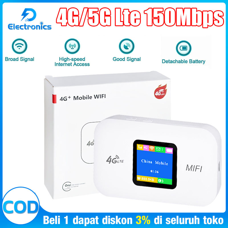 Jual Modem Wifi Mifi Telkomsel 4G/5G Lte 150Mbps Mifi MF968 UNLOCK ALL OPERATOR / Wifi portabel ...