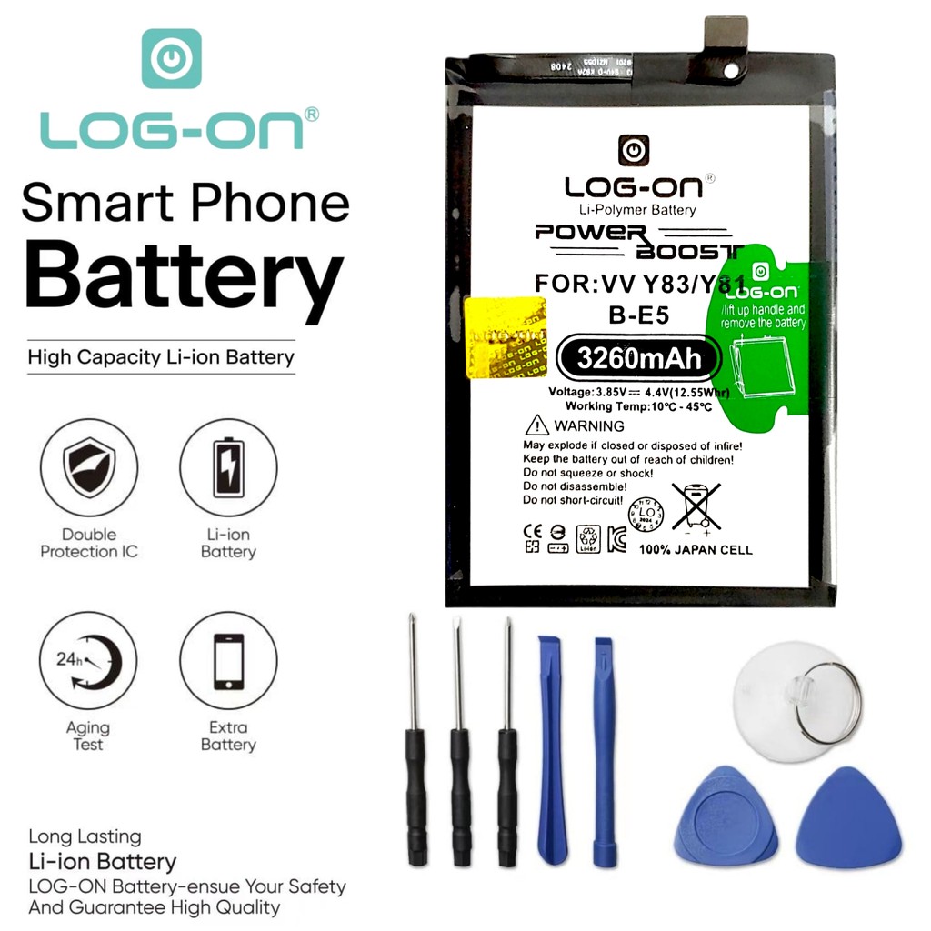 Jual Baterai Log On B-E5 Untuk Vivo Y83 ( 1802 ) / Vivo Y81 ( 1801 ...