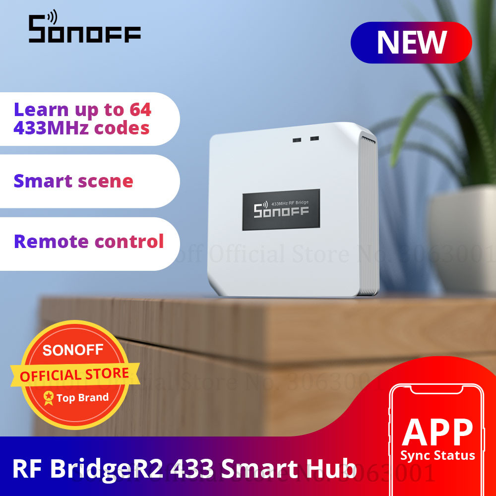Jual Sonoff RF Bridge R2 WiFi 433 MHz Replacement Smart Home Automation ...