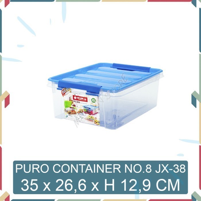 Jual HOMTON Lion Star Puro Container No.8 Storage Box Multifungsi JX-38 ...
