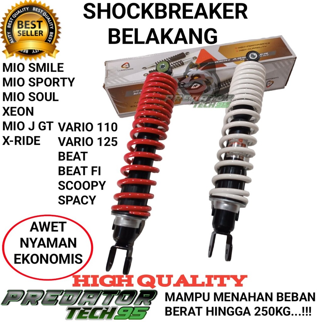 Jual SHOCK SHOK SHOCKBREAKER BELAKANG LUMINAIRE BEBAN BERAT 150-250kg ...