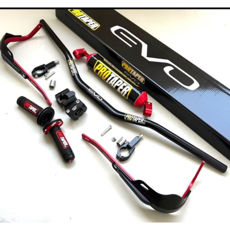 Jual Paket Stang Fatbar Evo Low+Busa Palang (WARNA)+Handguard Daun ...