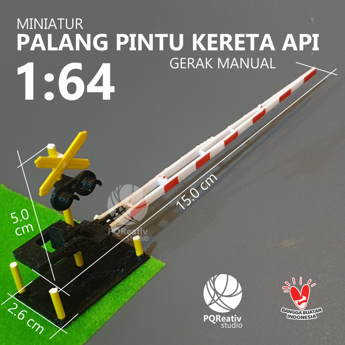 Jual "ALAINDA" - TERBARU Miniatur Palang Pintu Kereta Api, Perlintasan ...
