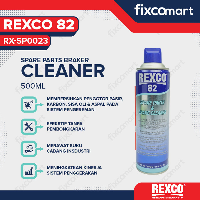 Jual REXCO 82 SPARE PART & BRAKE CLEANER 500 ML/ 395 G/ 16.9 FL OZ | Shopee Indonesia