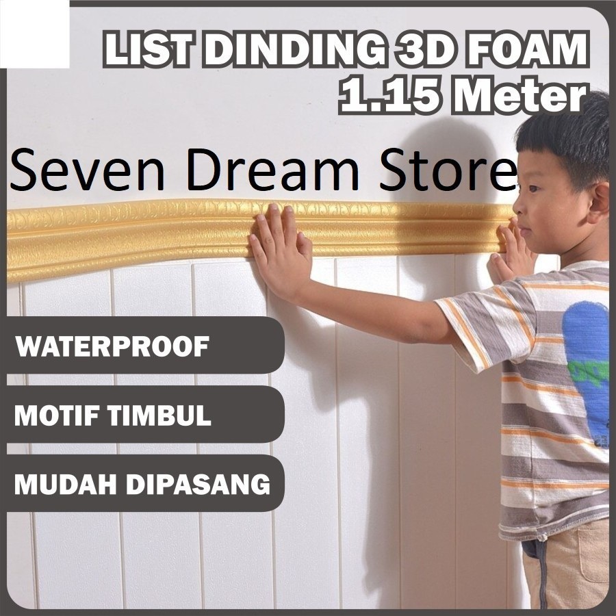 Jual List Dinding Wallpaper 3D Motif Bunga Panjang | Shopee Indonesia